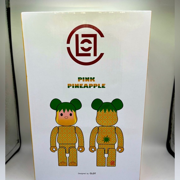 Medicom | Art | Medicom X Clot Bearbrick Pink Pineapple | Poshmark